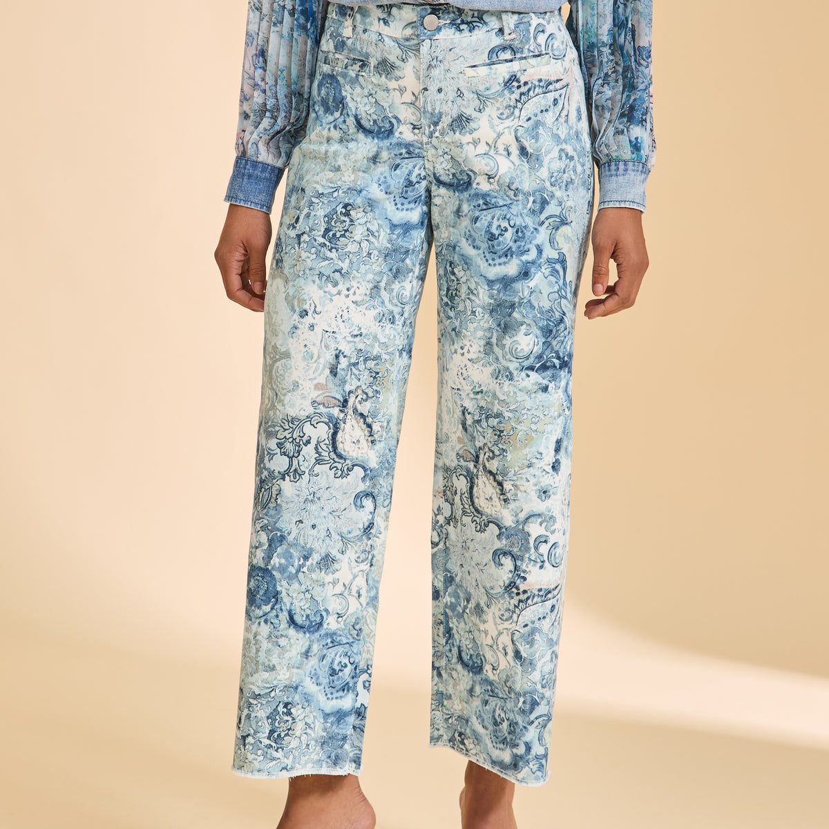 Olivia Wide Ankle Denim in Neutral Narnia | FDJ – French Dressing Jeans ...