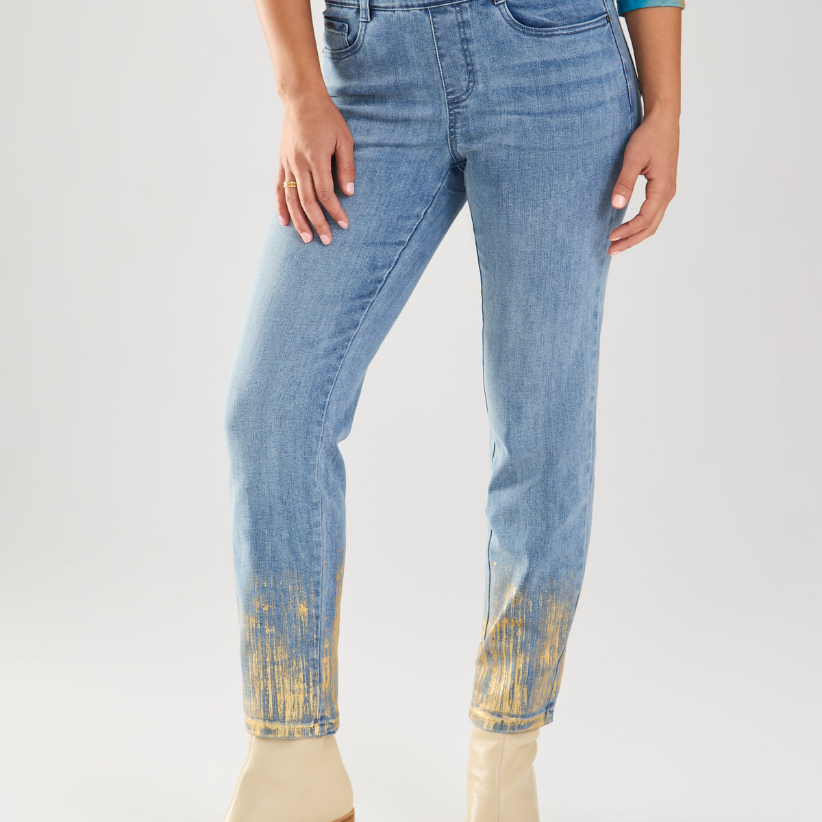 Pull-On Pencil Ankle Denim – French Dressing Jeans Inc.